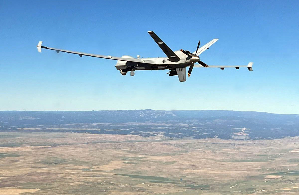 CAP Supports MQ-9 Drone Visit to Ellsworth AFB