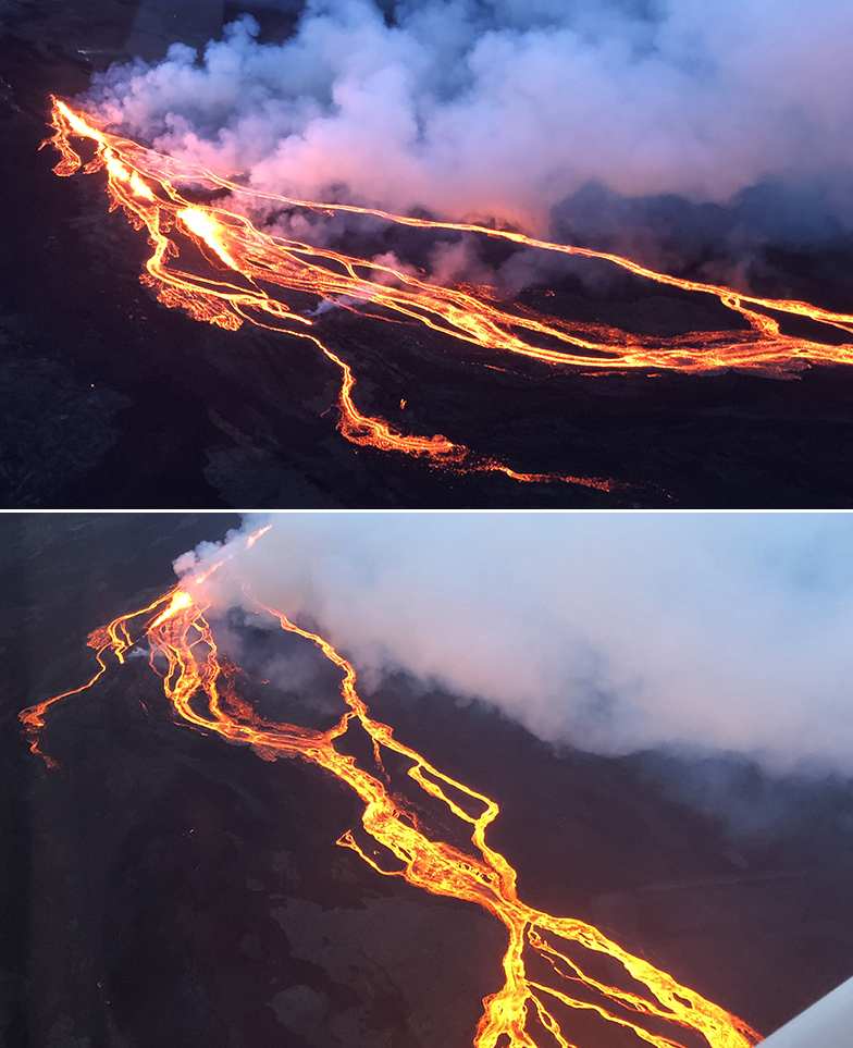 Hawaii Wing Provides Aerial View, Photos of Mauna Loa Eruption