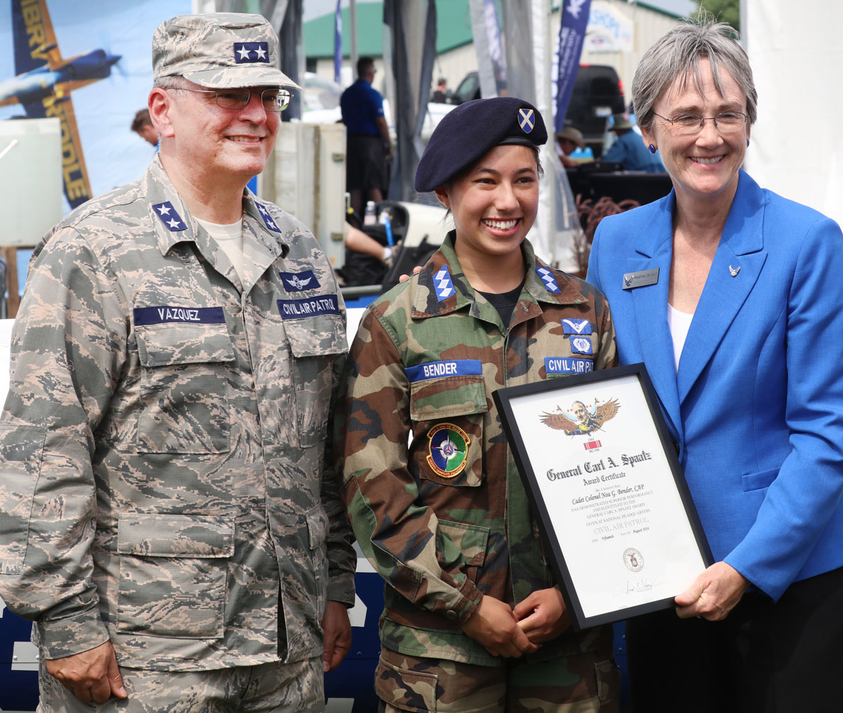 Wilson, Secretary of Air Force, Visits CAP Members at EAA AirVenture ...