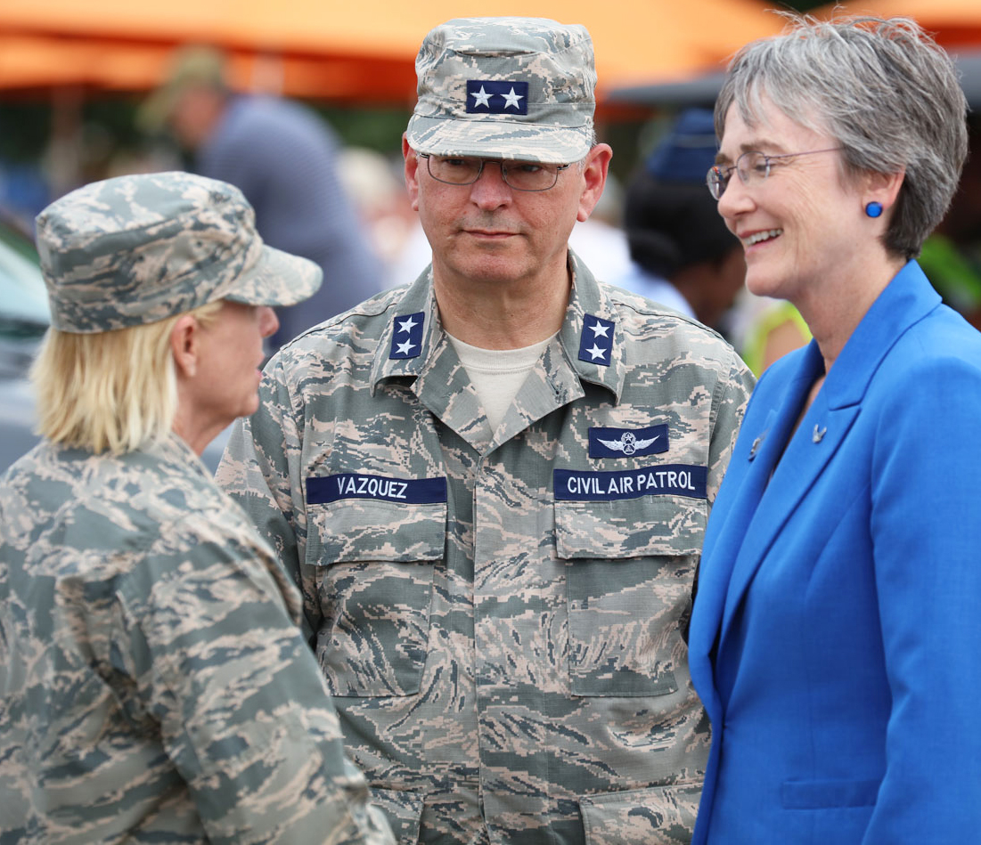 Wilson, Secretary of Air Force, Visits CAP Members at EAA AirVenture ...