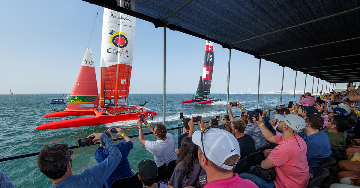 Behind the scenes of the event logistics for the Dubai Sail Grand Prix ...