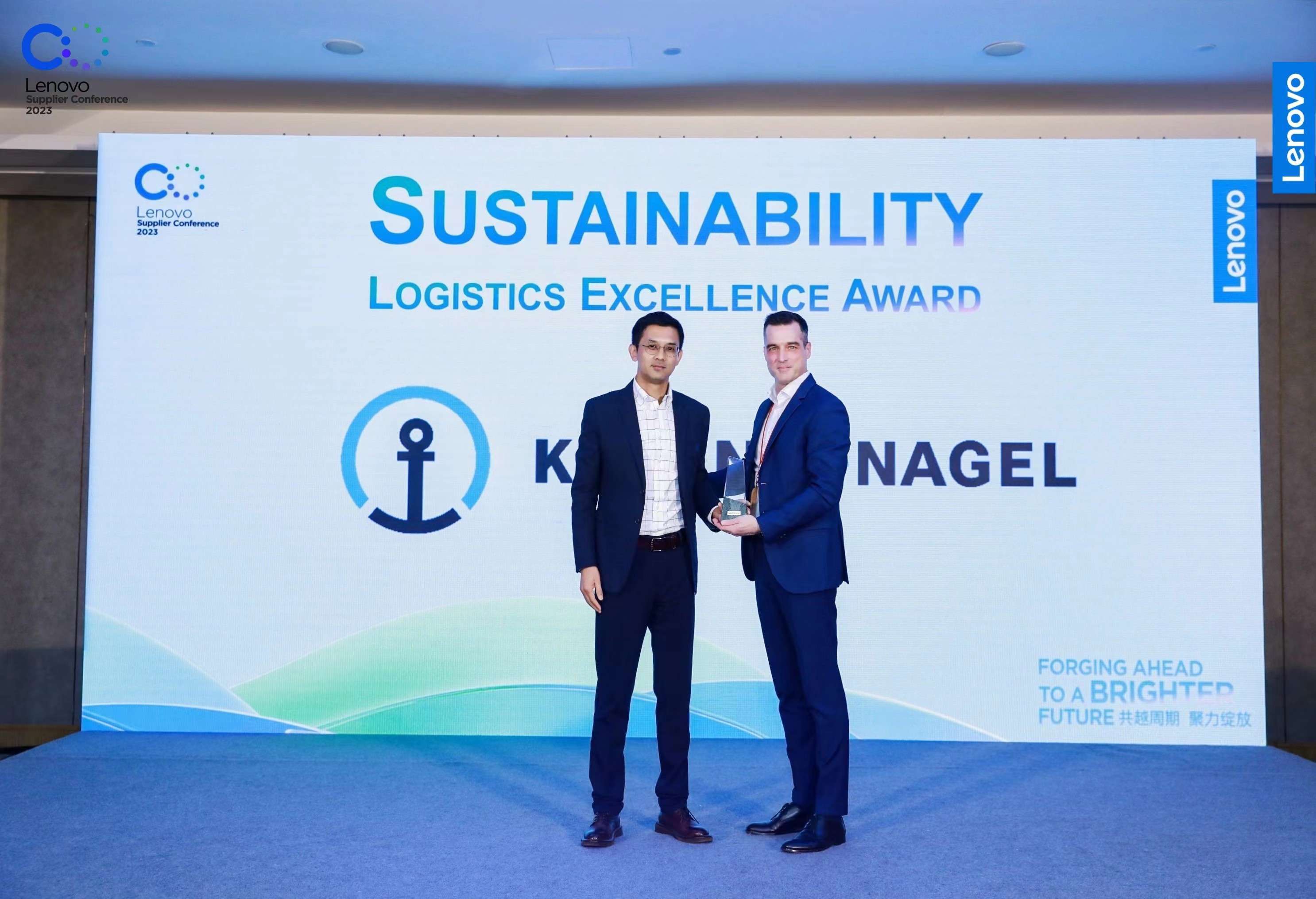Kuehne+Nagel wins Lenovo’s Sustainability Excellence award 2023