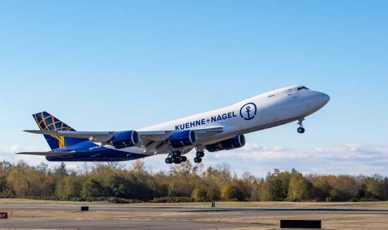 Kuehne+Nagel receives its first Boeing 747-8 Freighter “Inspire.” from ...
