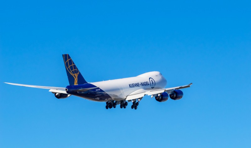 Kuehne+Nagel receives its first Boeing 747-8 Freighter “Inspire.” from ...