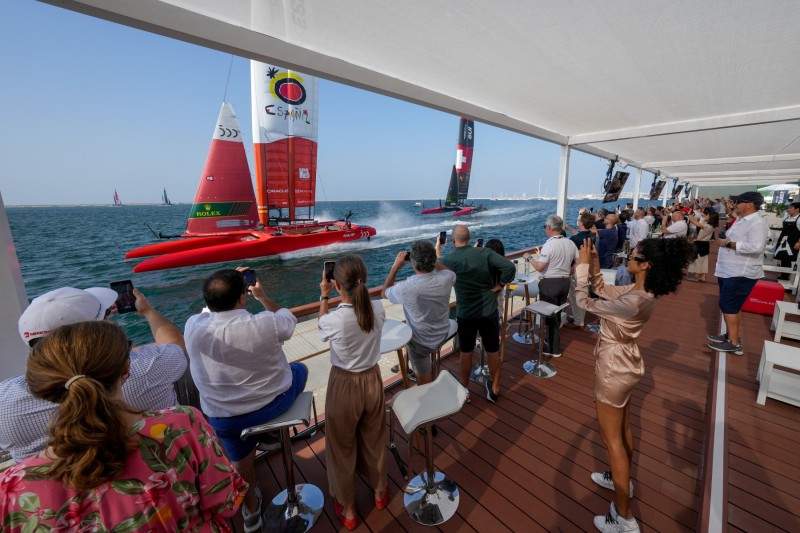 Behind the scenes of the event logistics for the Dubai Sail Grand Prix ...