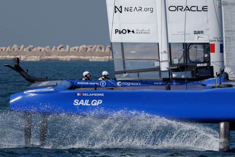 Behind the scenes of the event logistics for the Dubai Sail Grand Prix ...