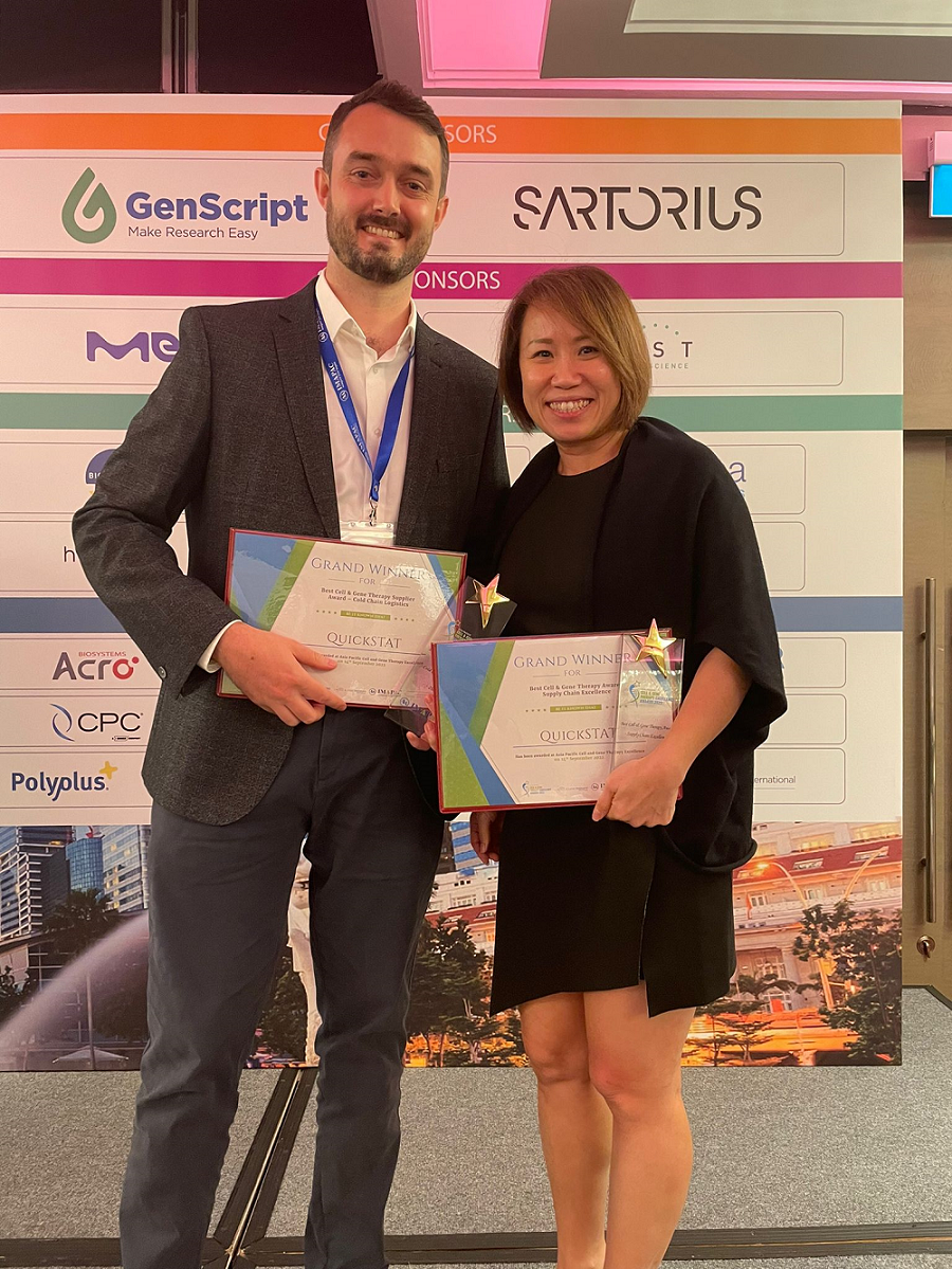 QuickSTAT, a Kuehne+Nagel company, recognized as Best Cell & Gene ...