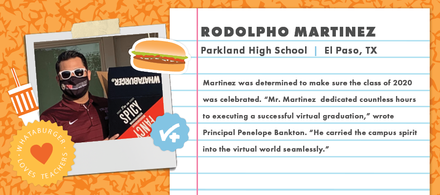 Rodolpho Martinez; El Paso, TX