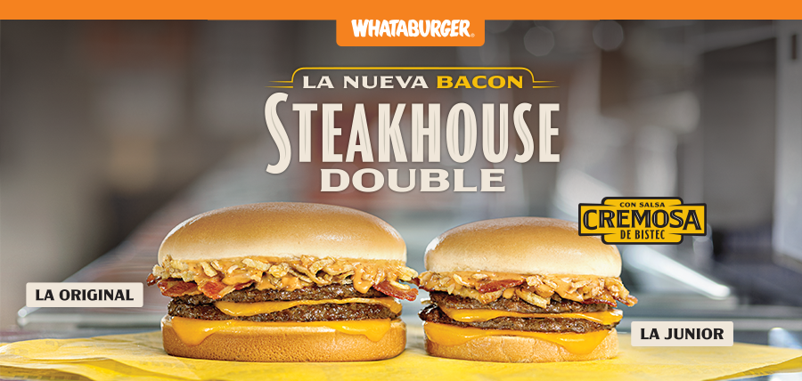 ¡Cremosa, crujiente y deliciosa! La nueva Bacon Steakhouse Double de ...
