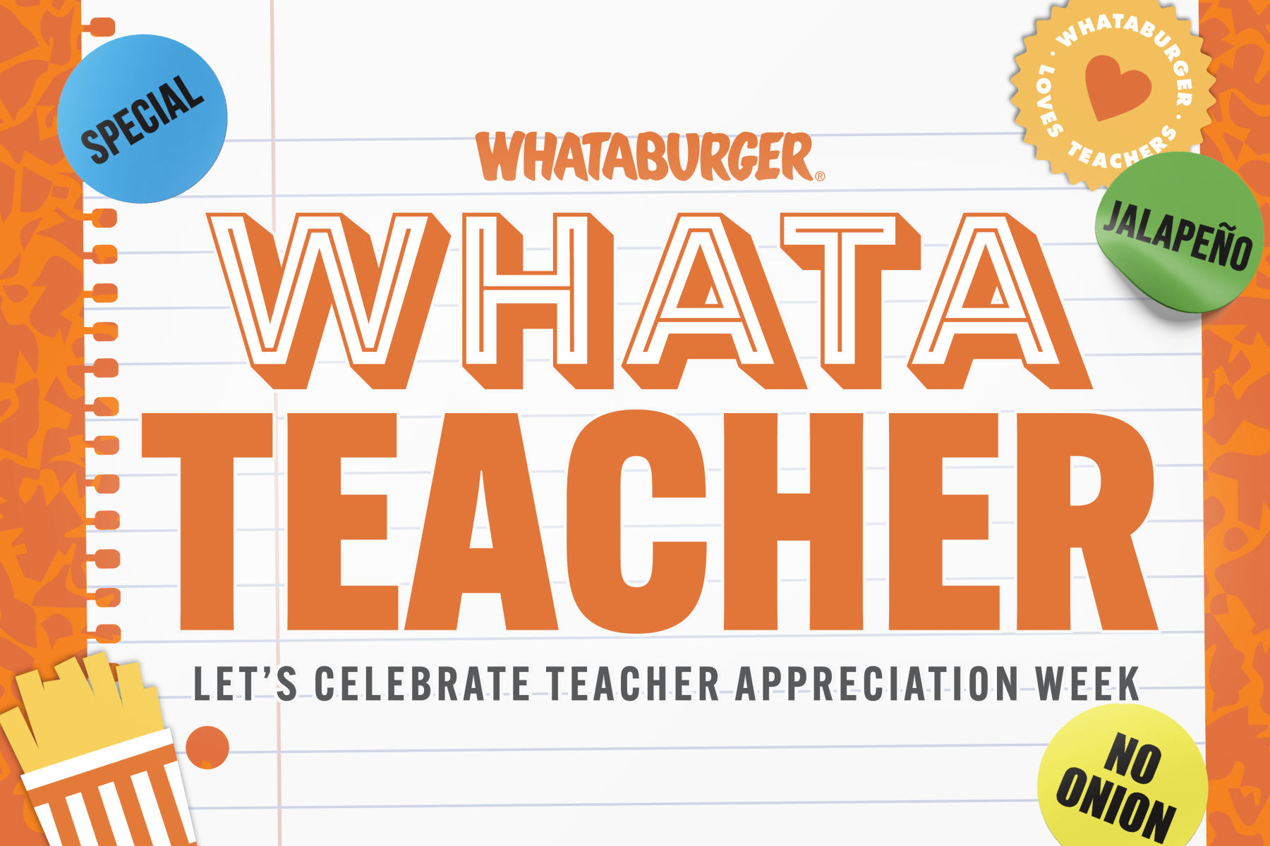 Whataburger® Celebrates Teachers with Free Breakfast Entrée for ...