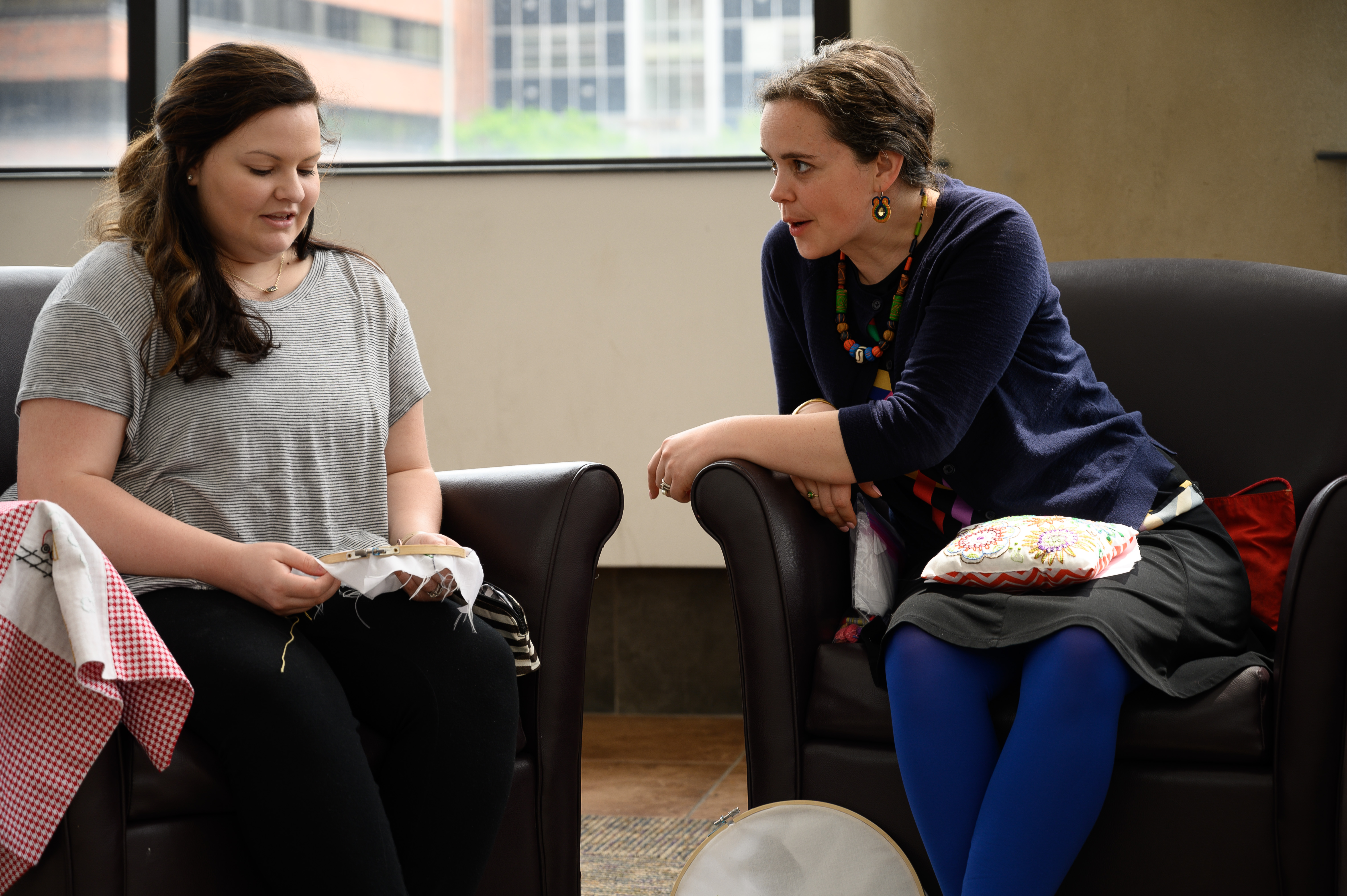 Using Stitches To Help Pass The Time For Hospital Patients and Families