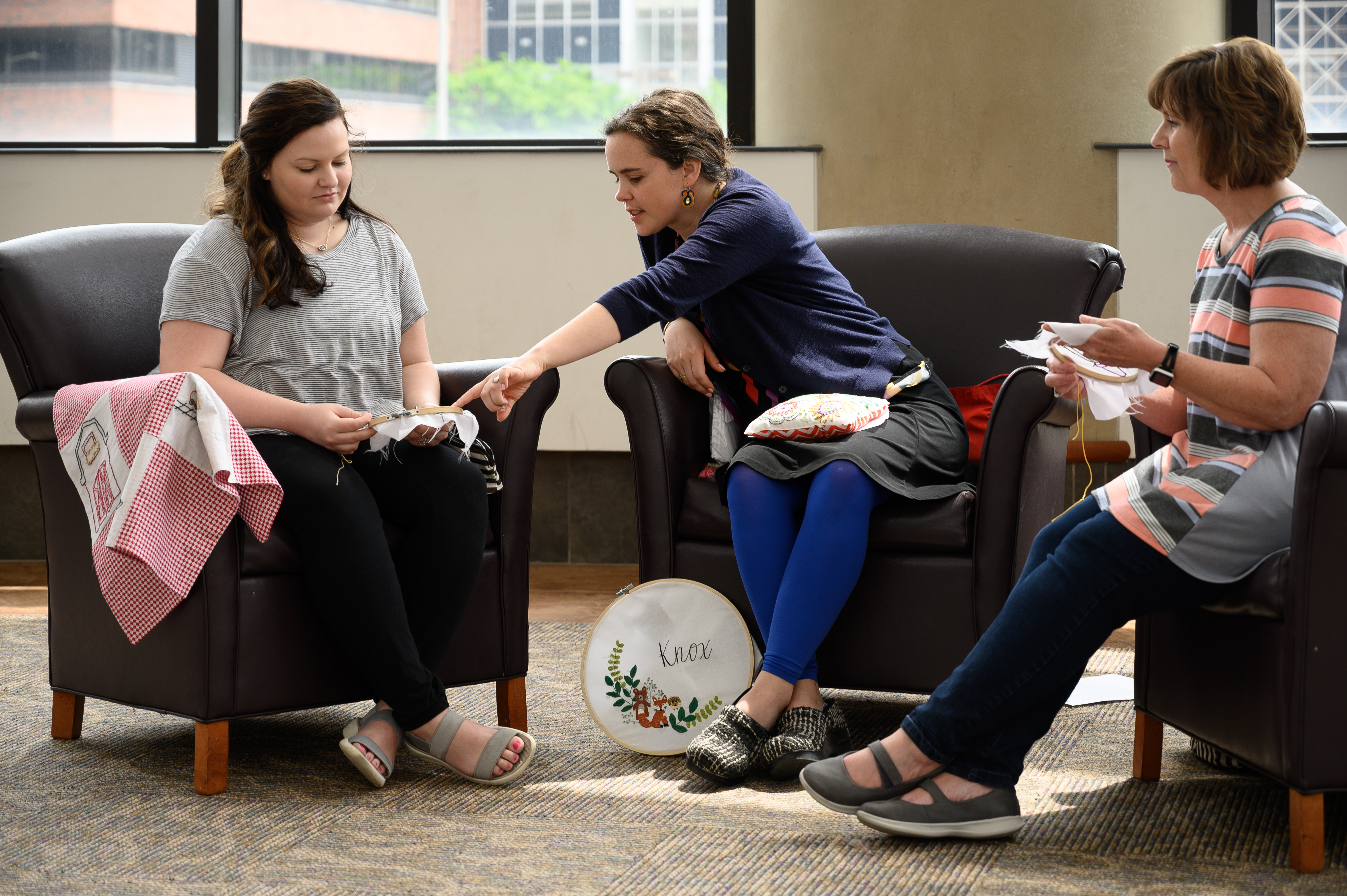 Using Stitches To Help Pass The Time For Hospital Patients and Families