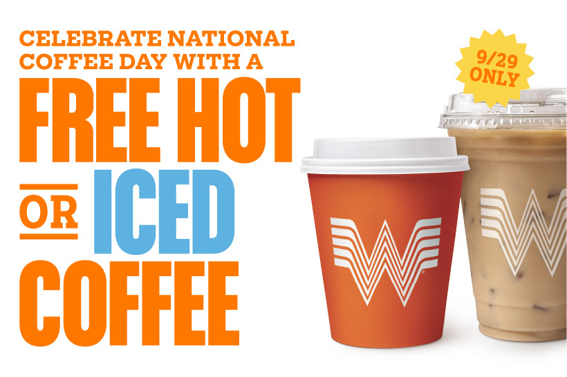 Whataburger® Brews Up Free Hot and Iced Coffee for National Coffee Day