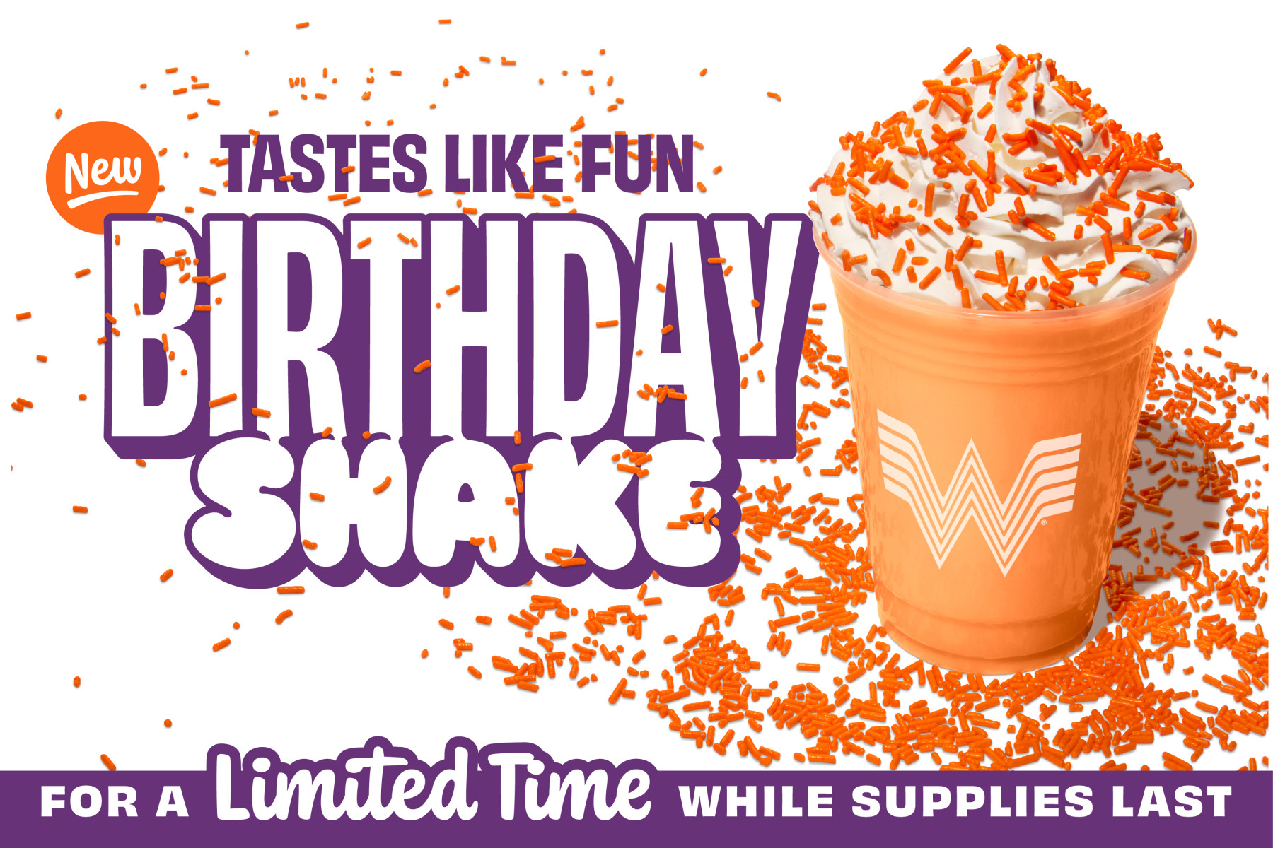 Whataburger® Unveils Sweet Surprise: Free Orange Birthday Cake Shake to ...