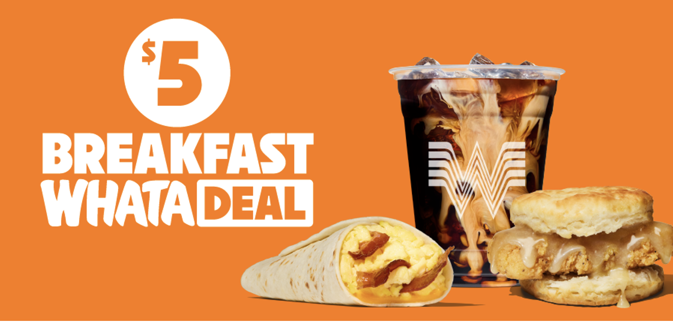 Whataburger’s $5 Breakfast Whatadeal Kicks Off March 12