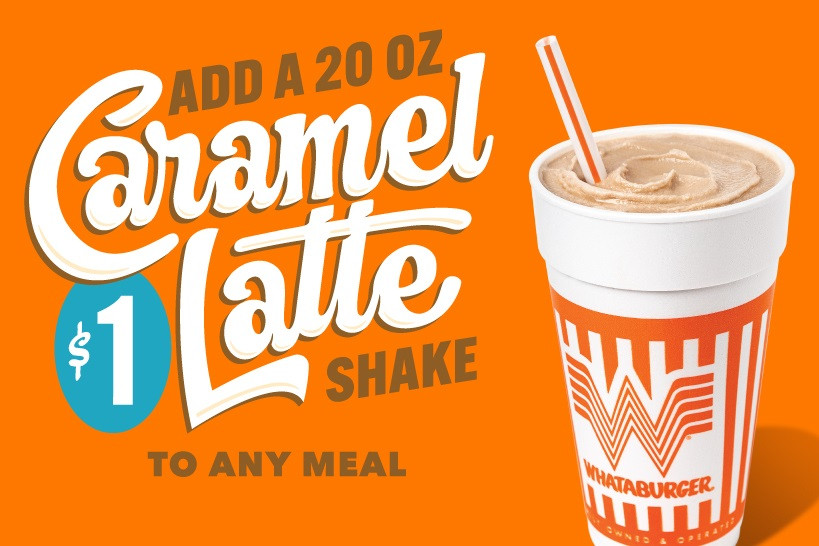 Hot Deal on Summer’s Coolest Pick-Me-Up: Whataburger’s Caramel Latte ...