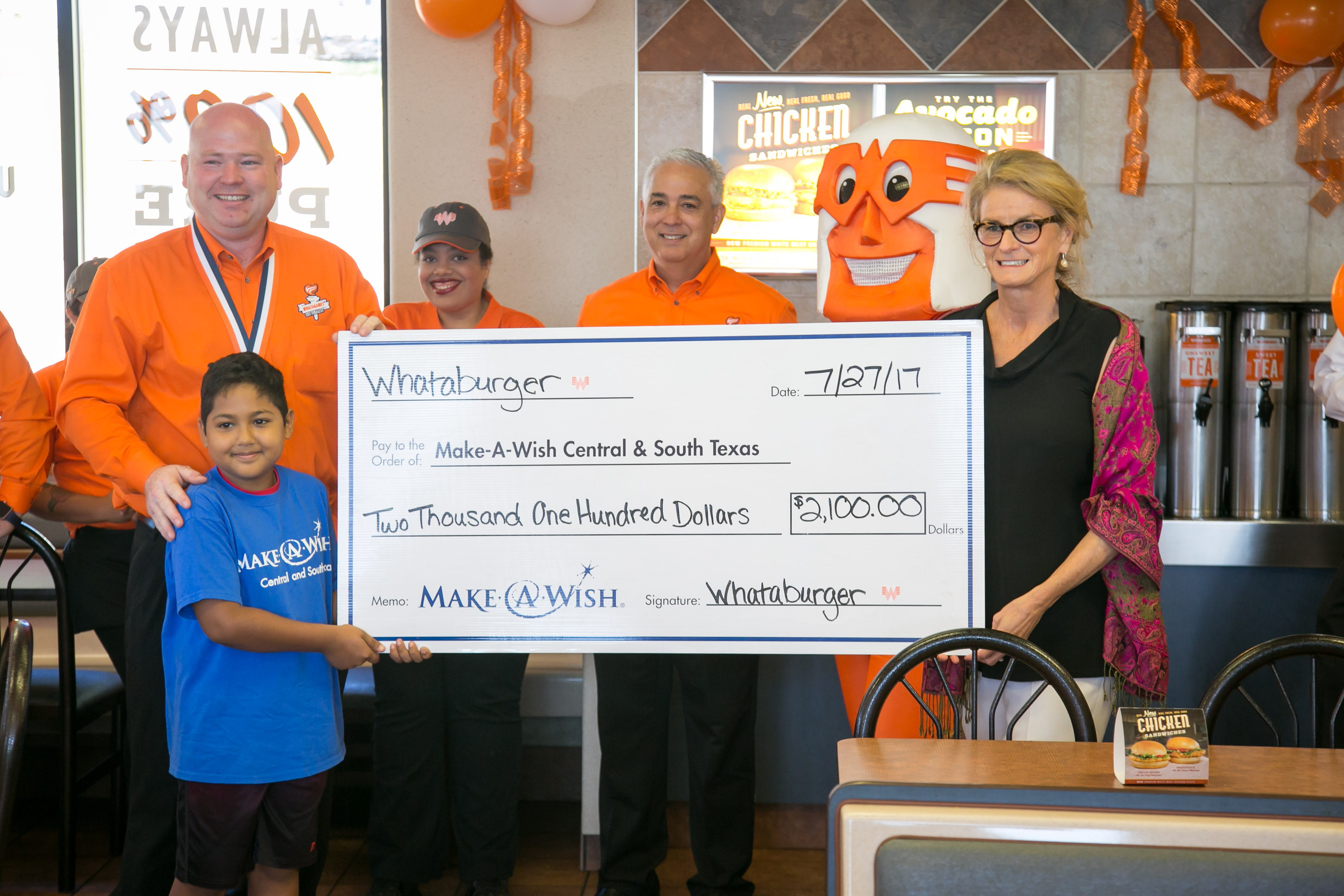 Whataburger Team competes in honor of fan - and then surprises him with ...