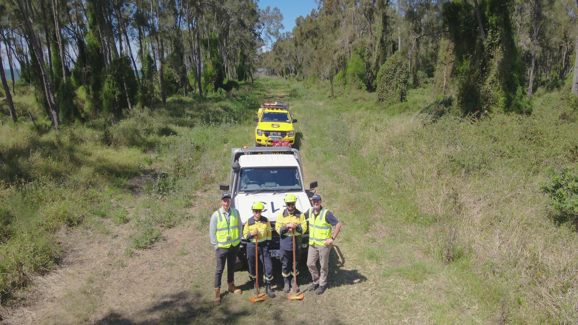 Planned controlled burn at Brisbane Airport