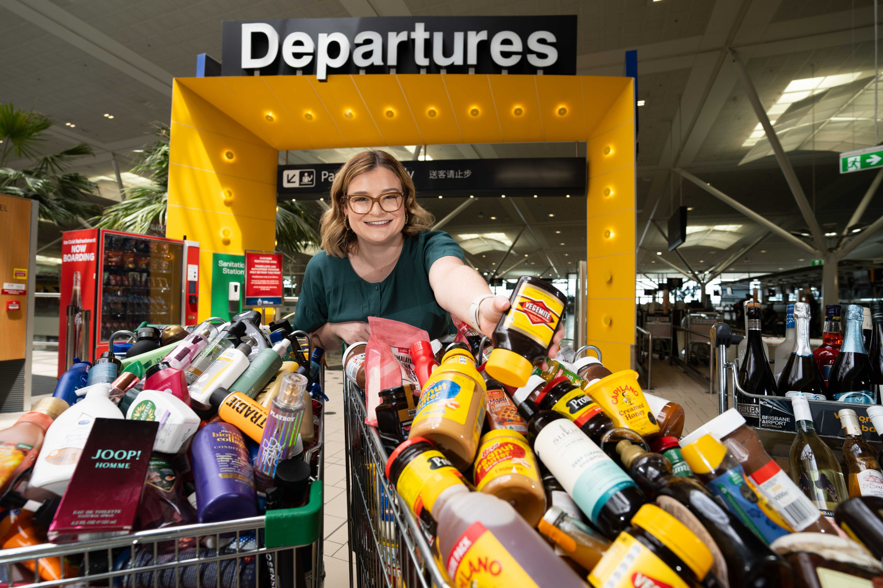 Surrendered airport items help people in poverty