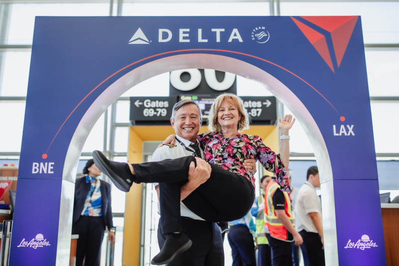 Delta Air Lines touches down in Queensland