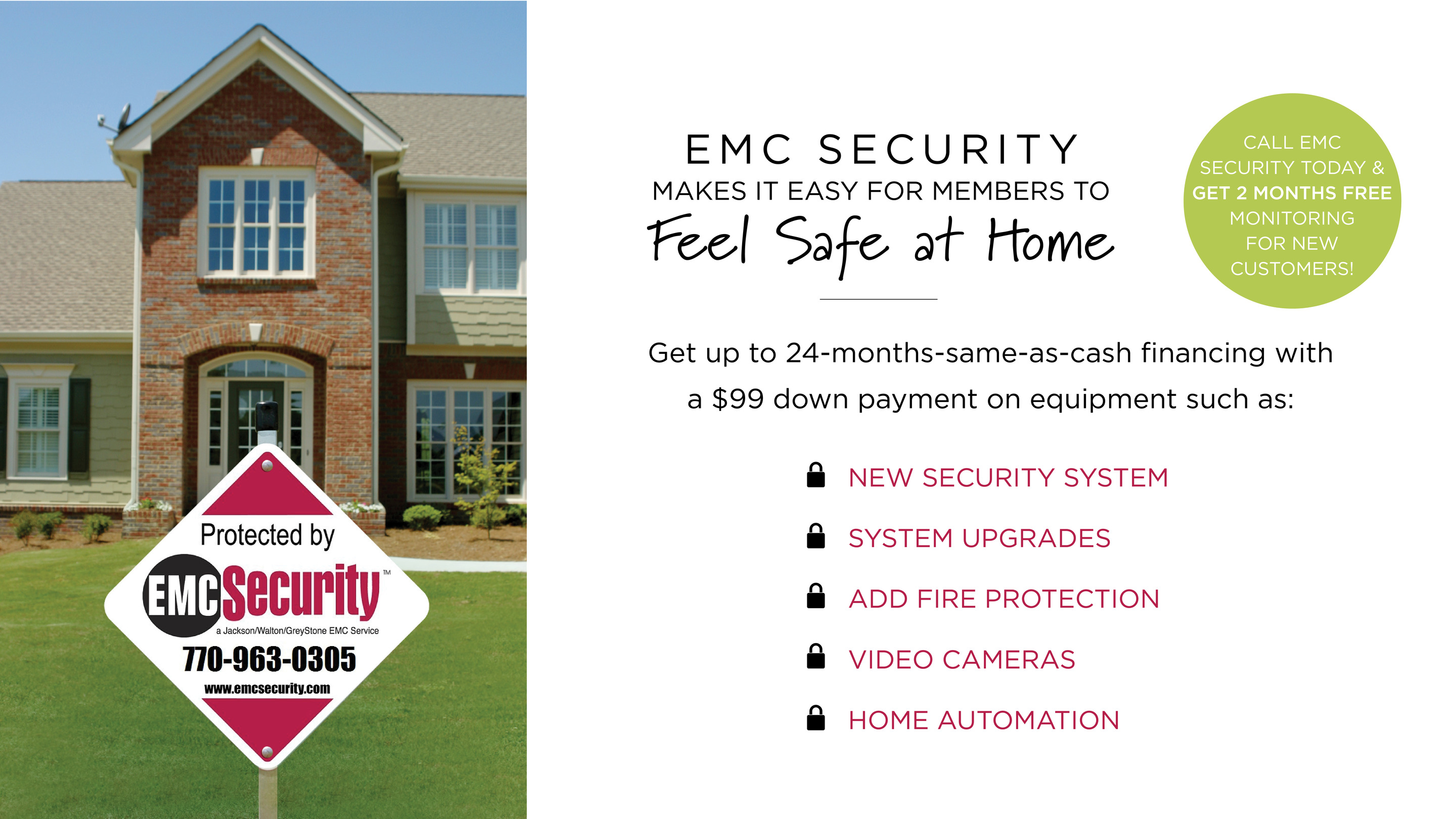 EMC Security Makes It Easy For Members To Feel Safe at Home