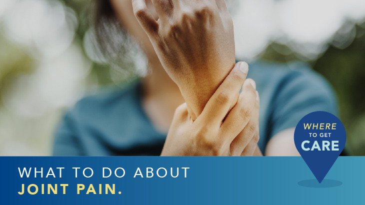 Getting the right care: Joint pain