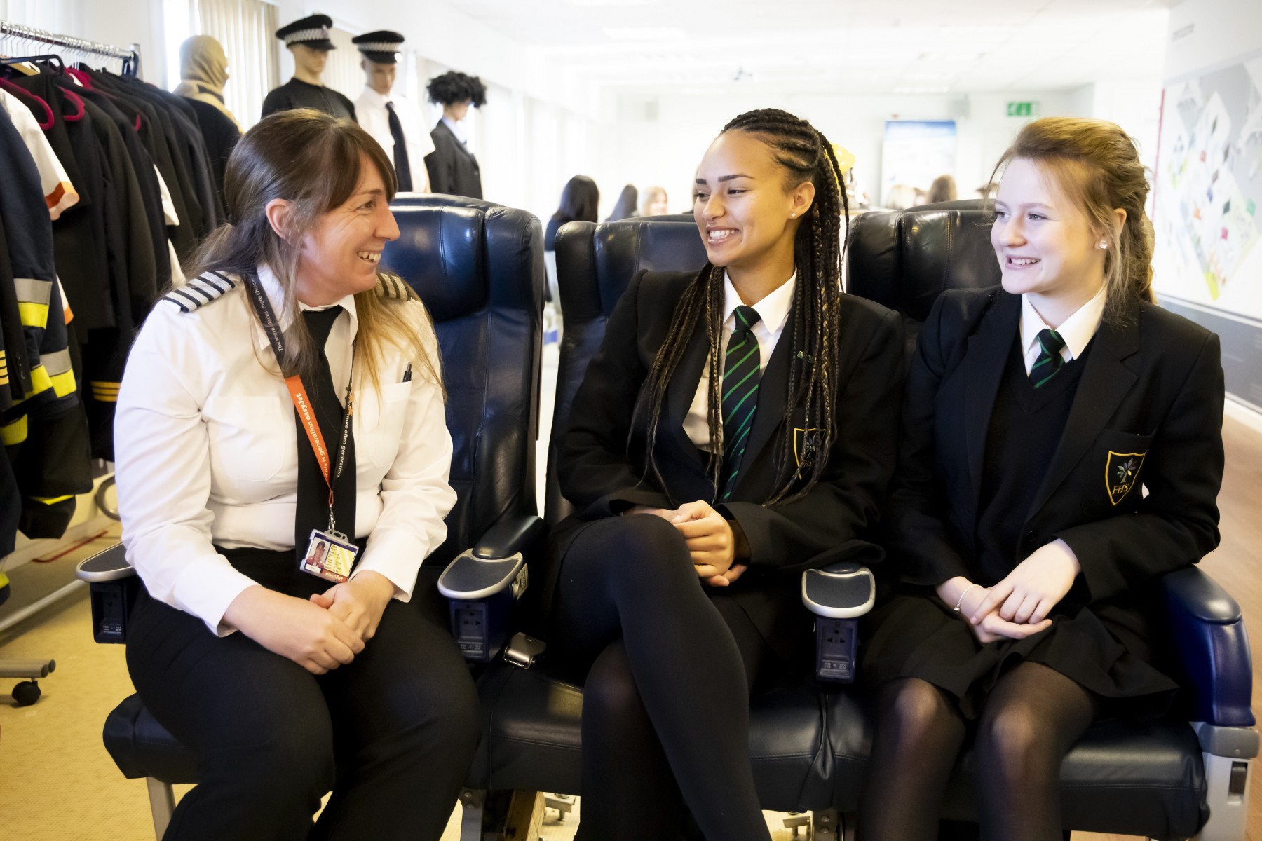An easyJet pilot talks students