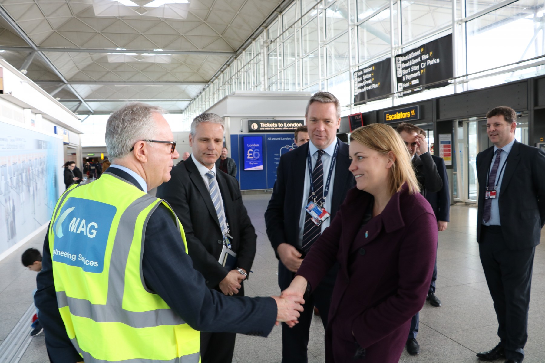 Baroness Sugg visits London Stansted to see the benefits of airport ...