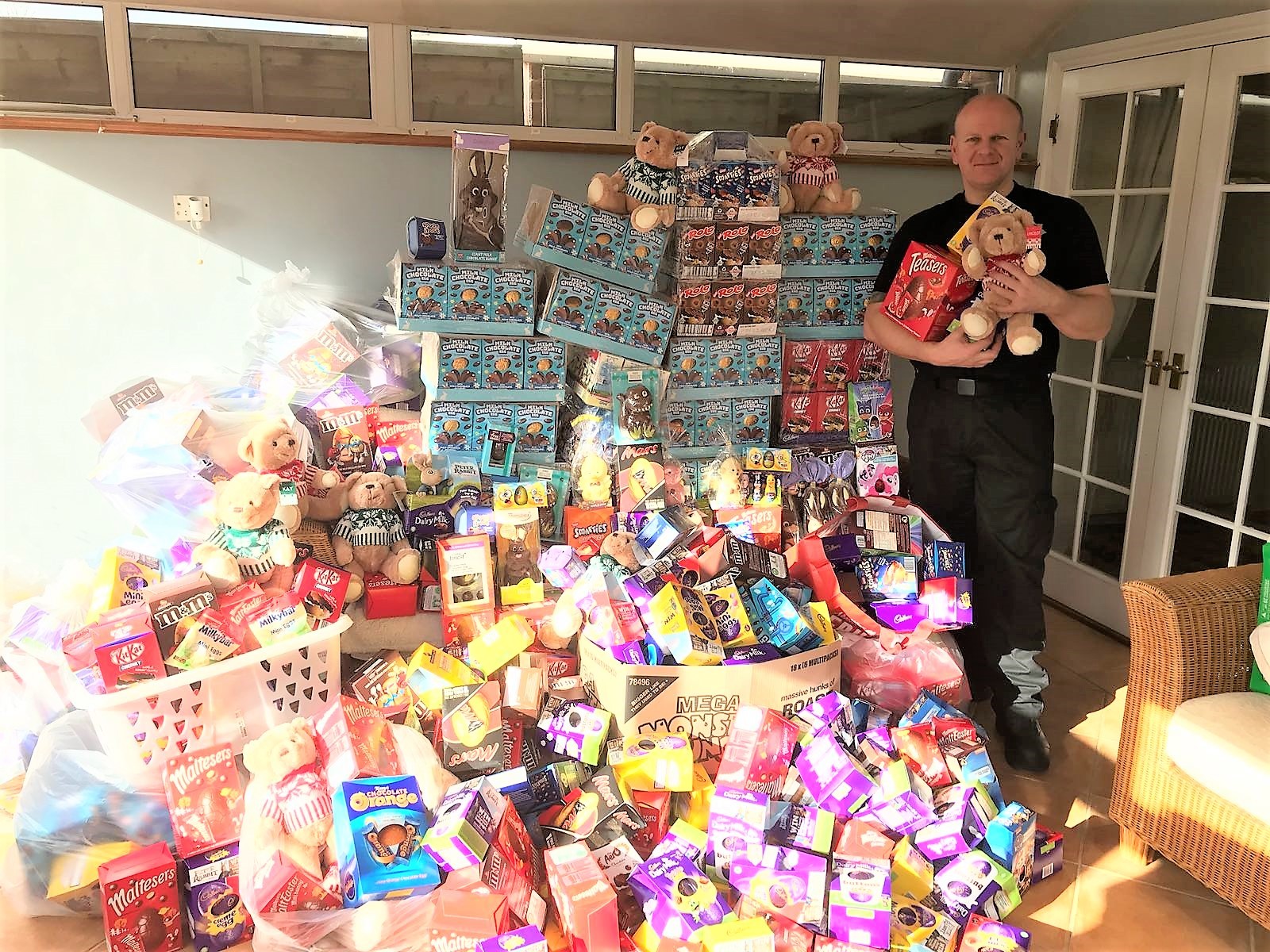 London Stansted firefighter helps bring some Easter joy to hundreds of ...