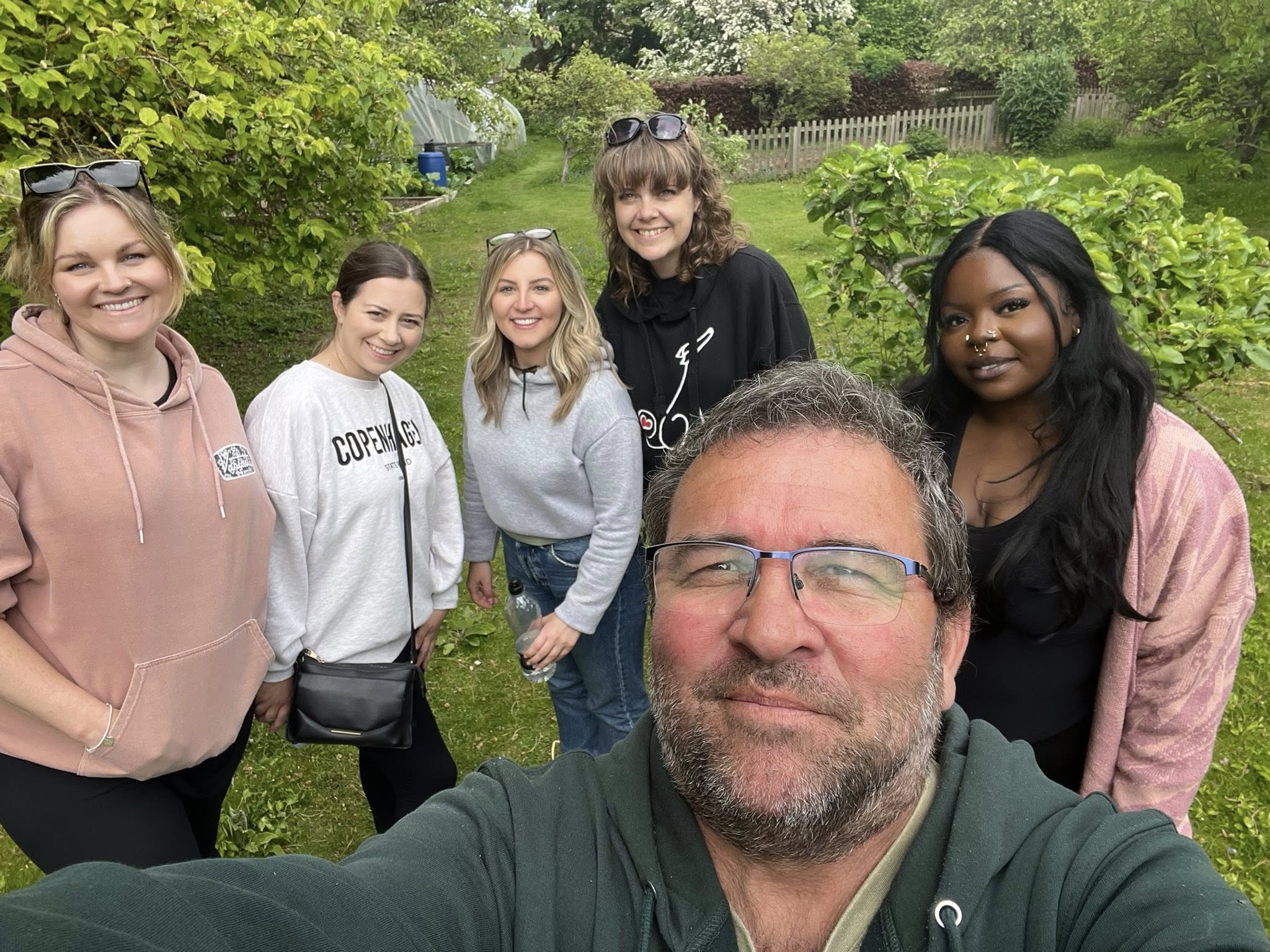 Ground force! Staff help spruce up local activity centre