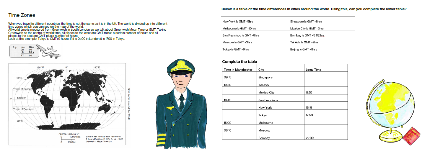 Reach for the Sky time zones