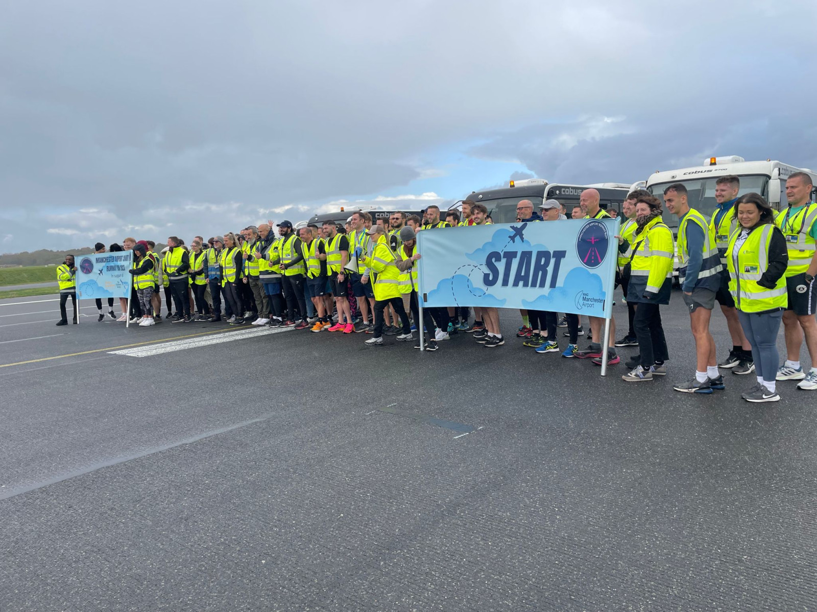 Sunday fun on runway run