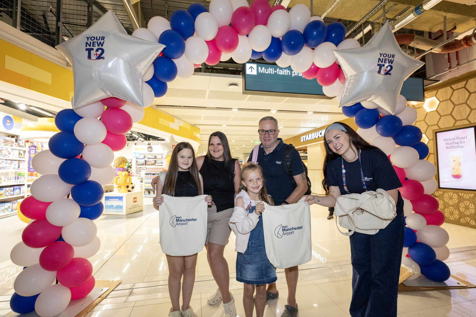 New section of Terminal 2 departure lounge opens as Manchester Airport ...