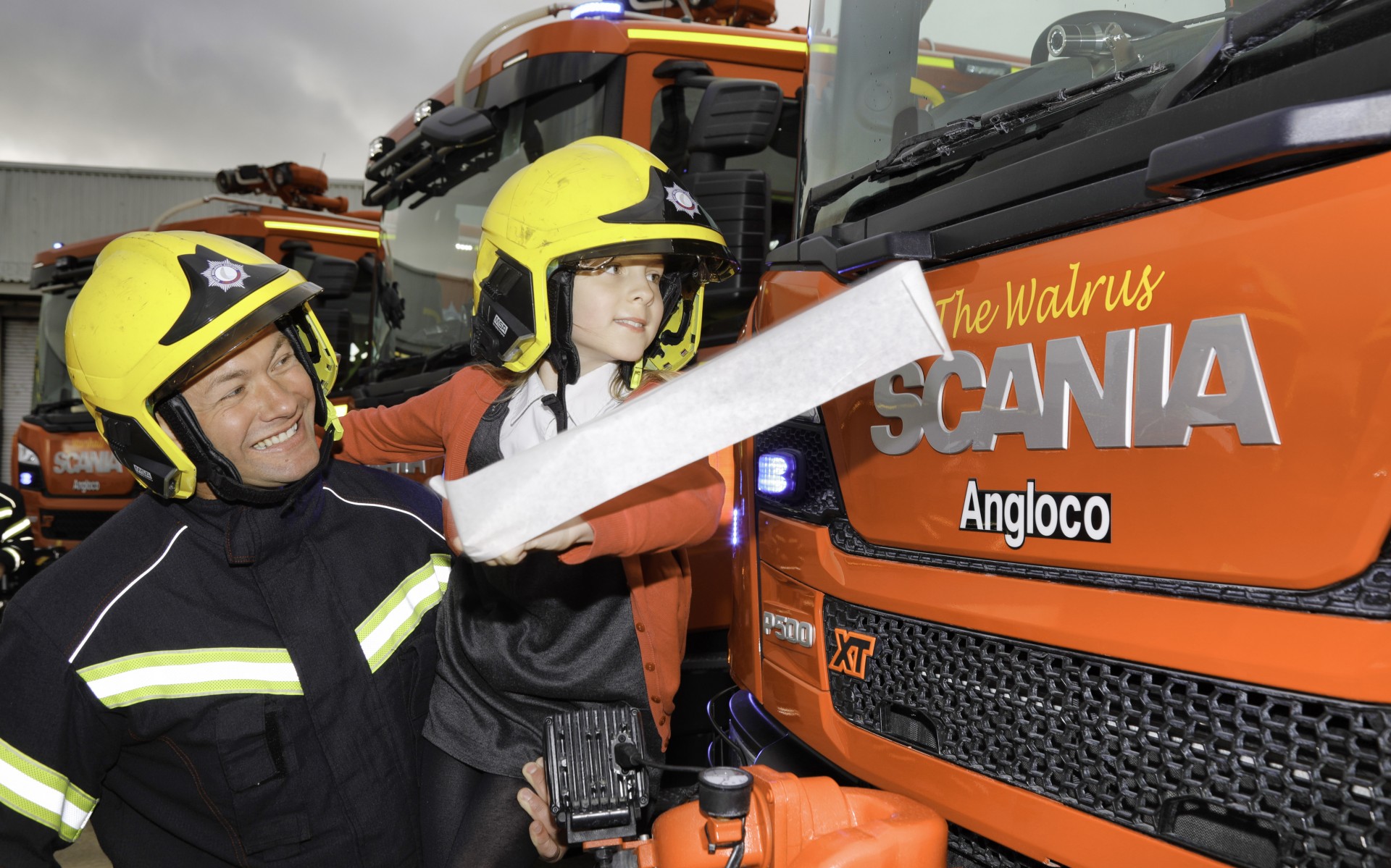 Winning names selected for East Midlands Airport’s fire engines
