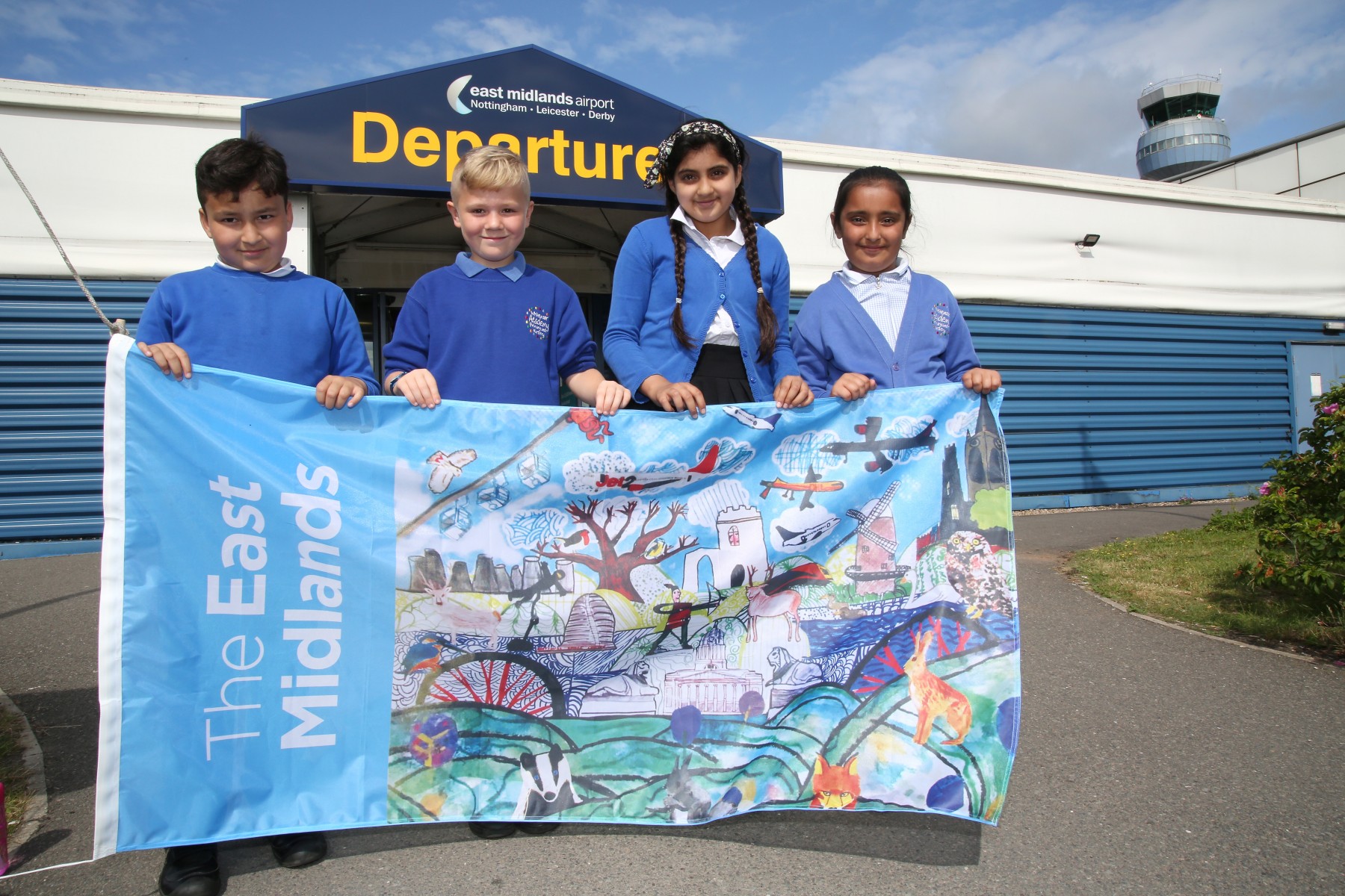 Winner of East Midlands flag competition announced
