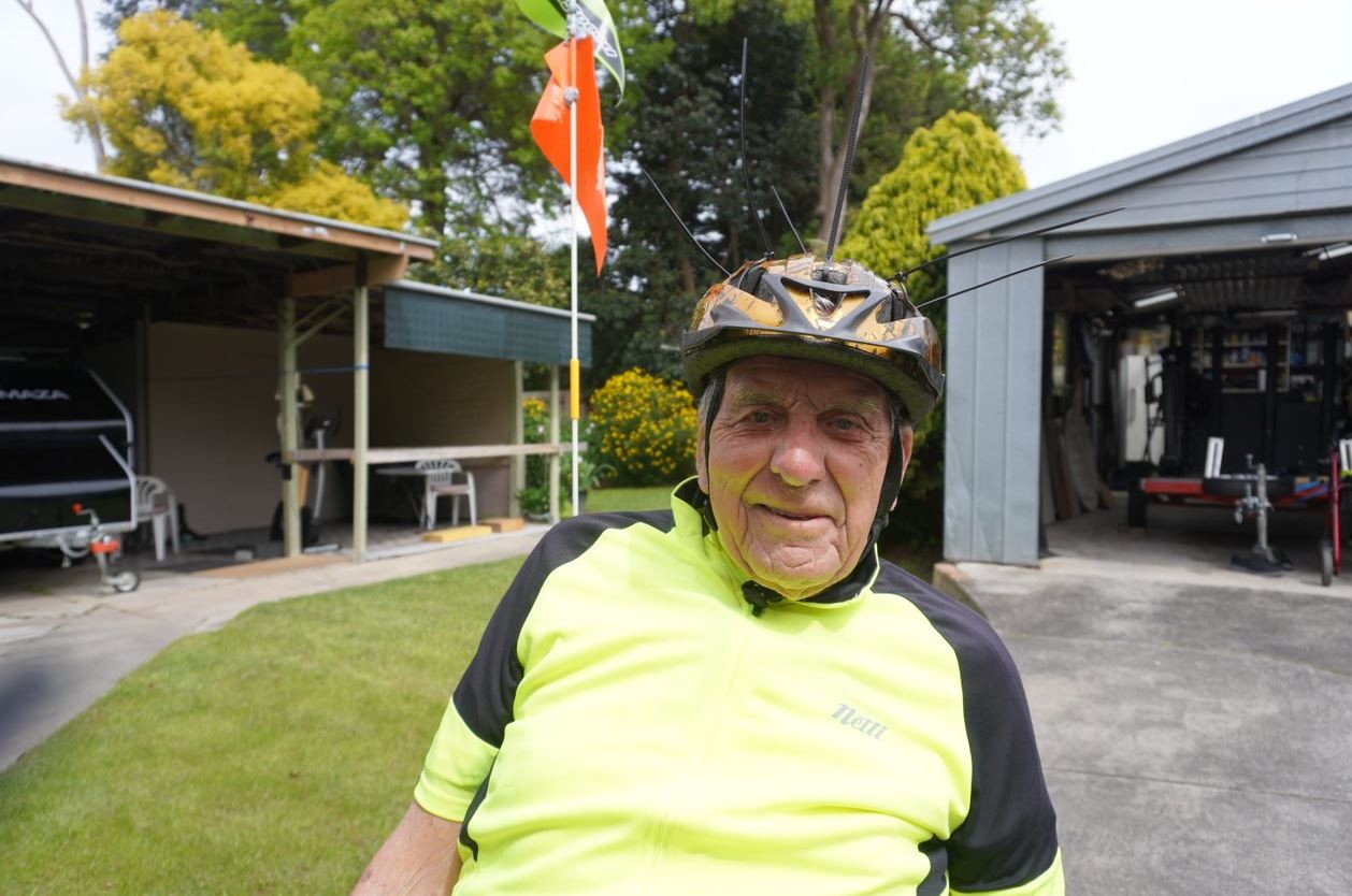 Rex gets back on his bike – his own way