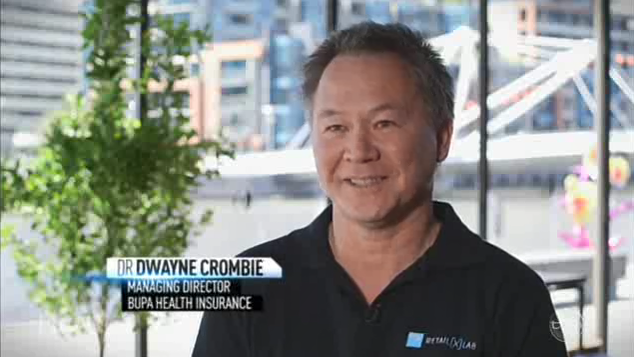 Bupa's Dwayne Crombie on Ch 10's The Project | Bupa