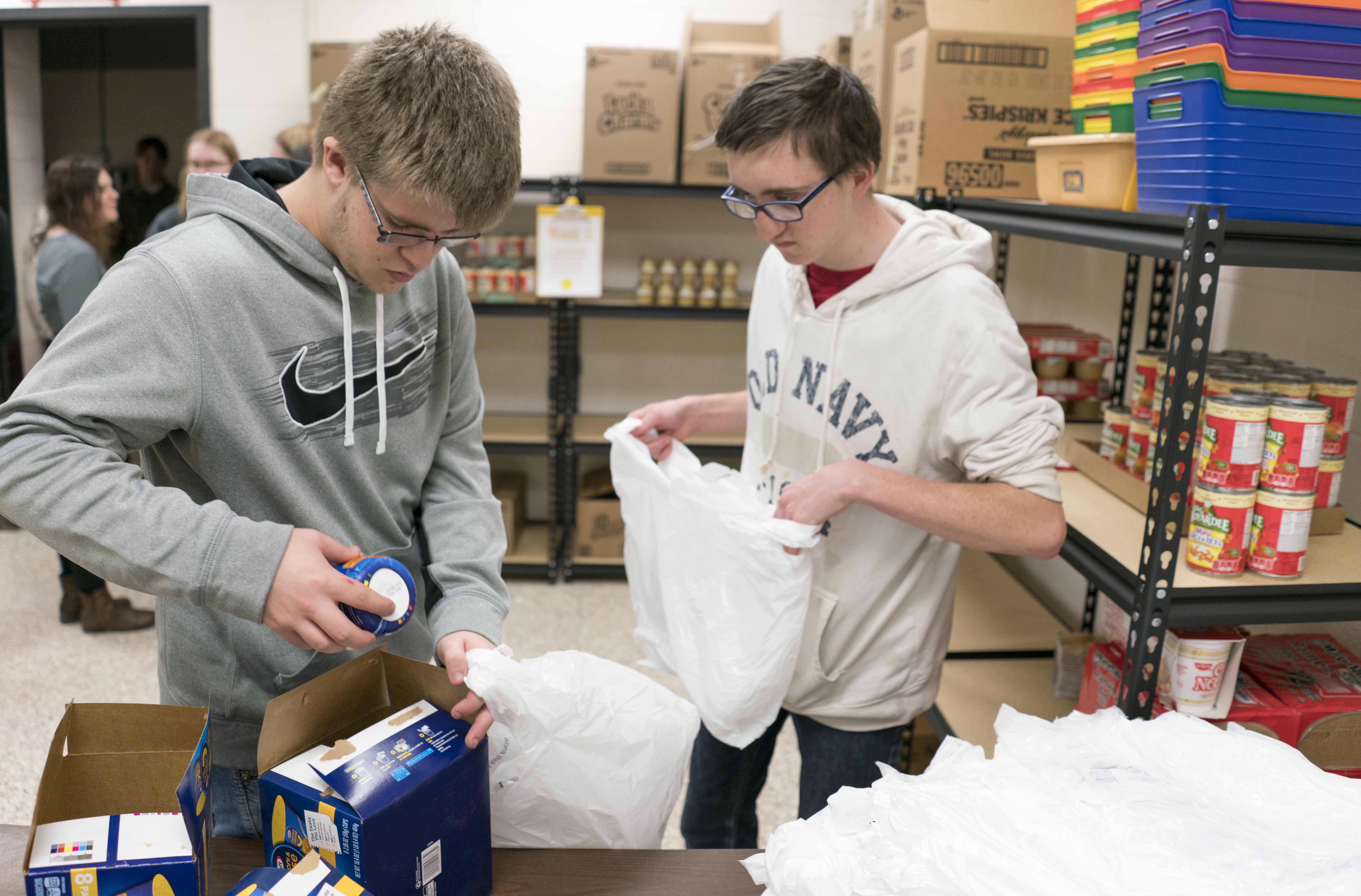 Filling Backpacks and Bellies