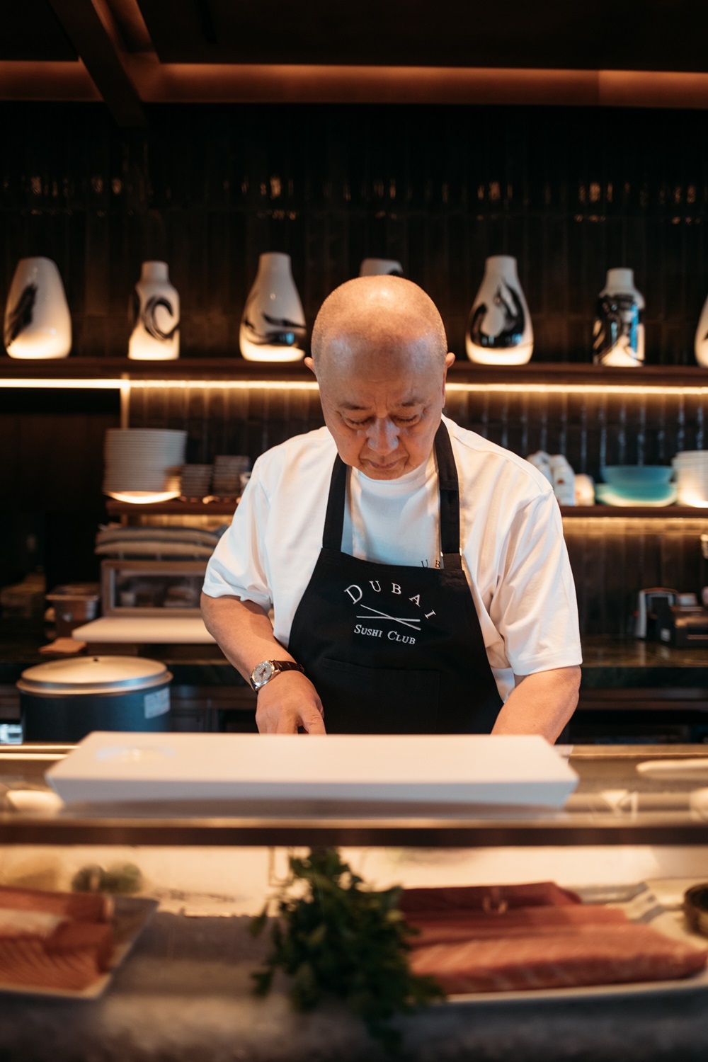 Nobu Matsuhisa and Chris Stamp Unveil Exclusive Sushi Club Capsule Collection at Nobu Dubai