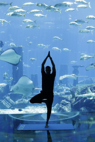 Rejuvenate And Restore At Dubai’s Only Underwater Yoga Class At ...