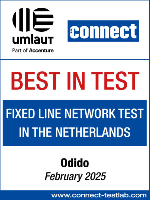 Odido uitgeroepen tot snelste mobiele netwerk van Nederland