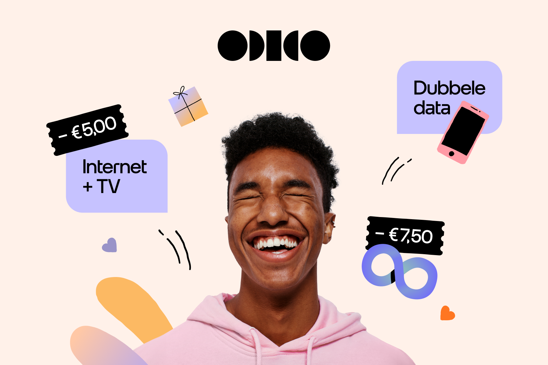 Odido introduceert dubbele data voor klanten die meerdere abonnementen ...