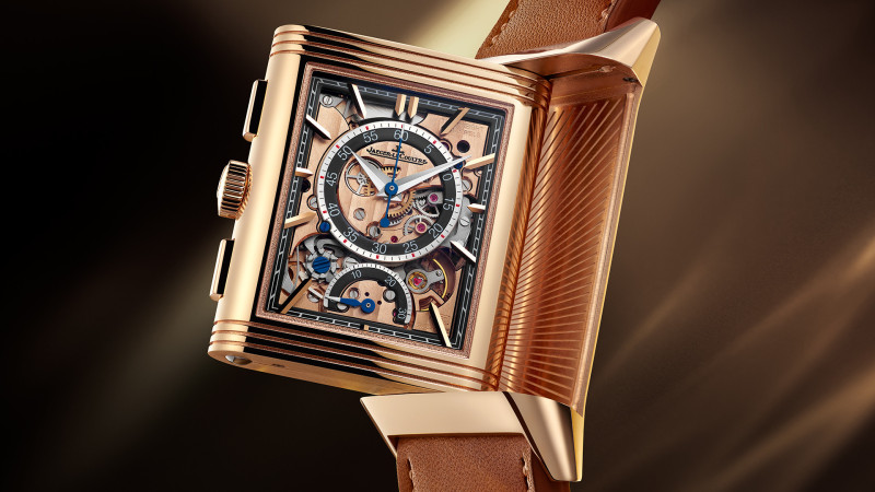 THE REVERSO TRIBUTE CHRONOGRAPH IS REINTERPRETED IN PINK GOLD