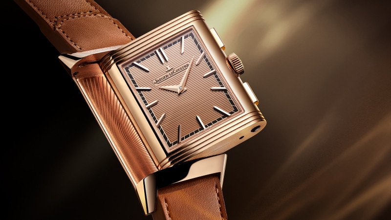 THE REVERSO TRIBUTE CHRONOGRAPH IS REINTERPRETED IN PINK GOLD