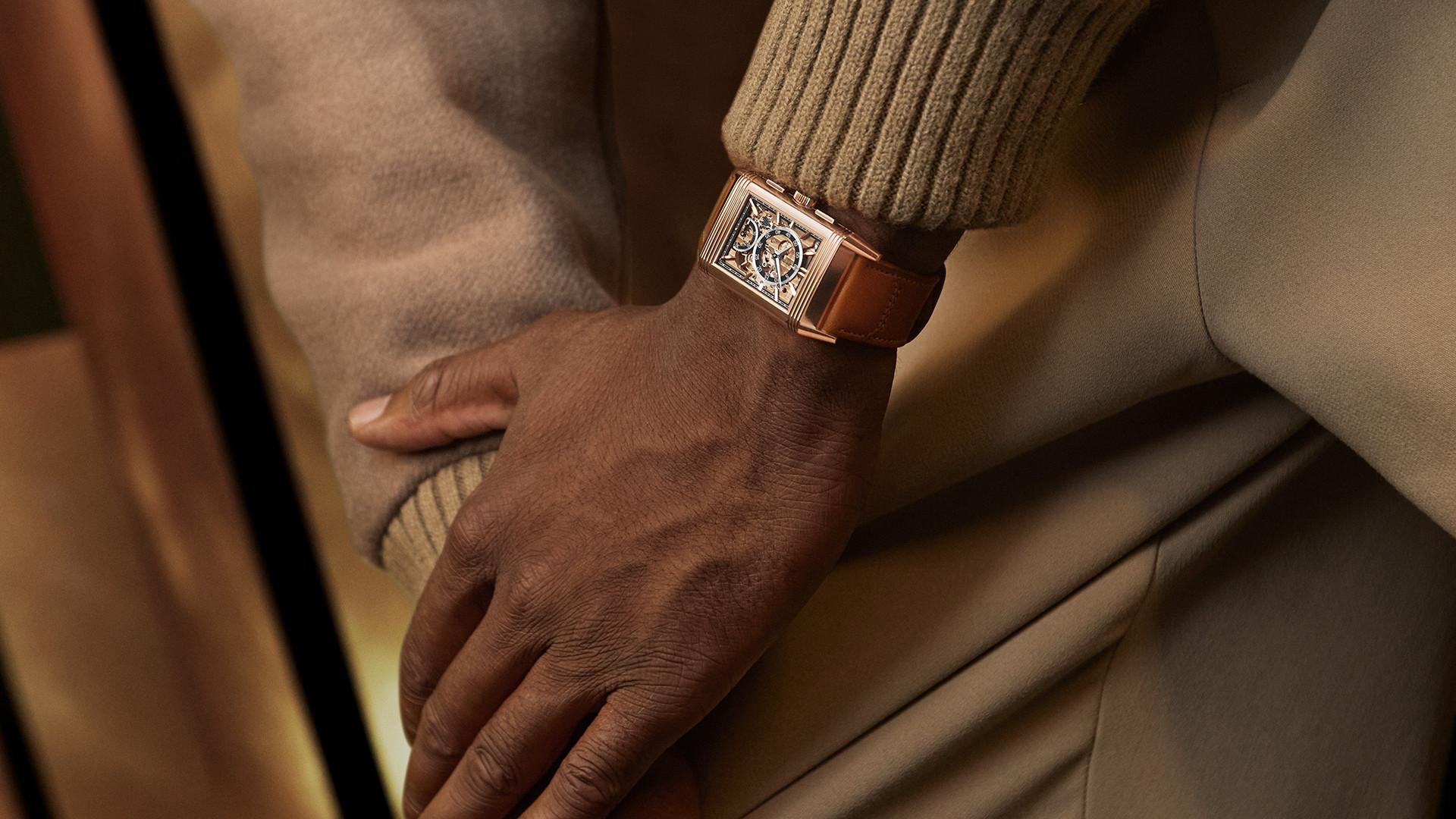 THE REVERSO TRIBUTE CHRONOGRAPH IS REINTERPRETED IN PINK GOLD