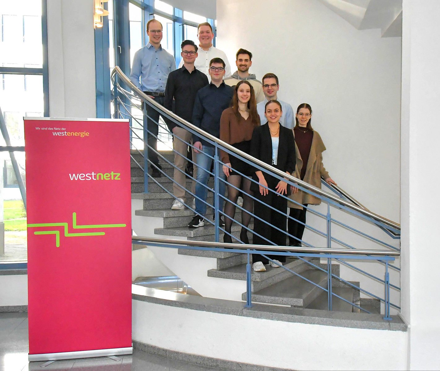 Westnetz gratuliert jungen Fachkräften