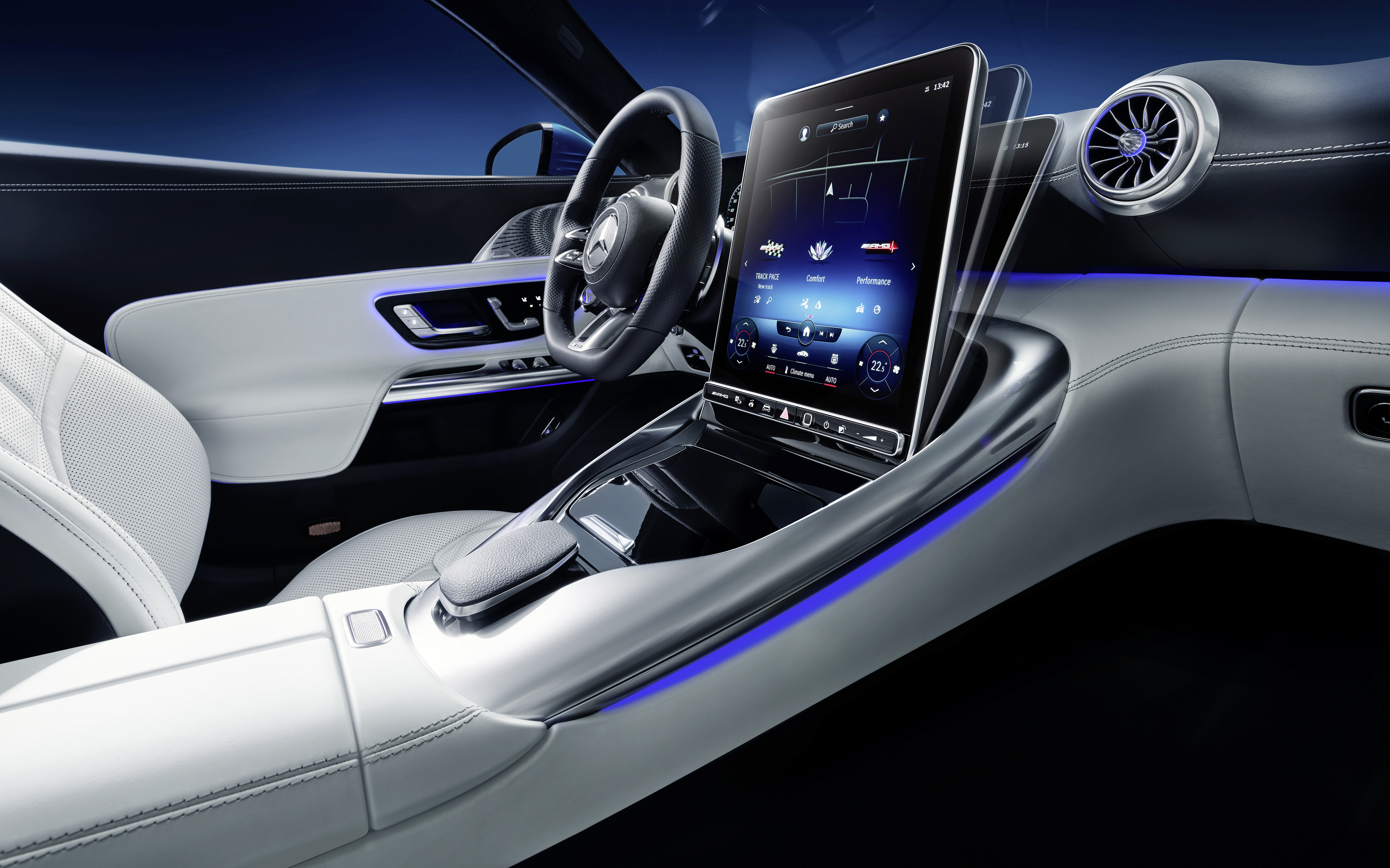 Design interior exclusivo do novo Mercedes-AMG SL