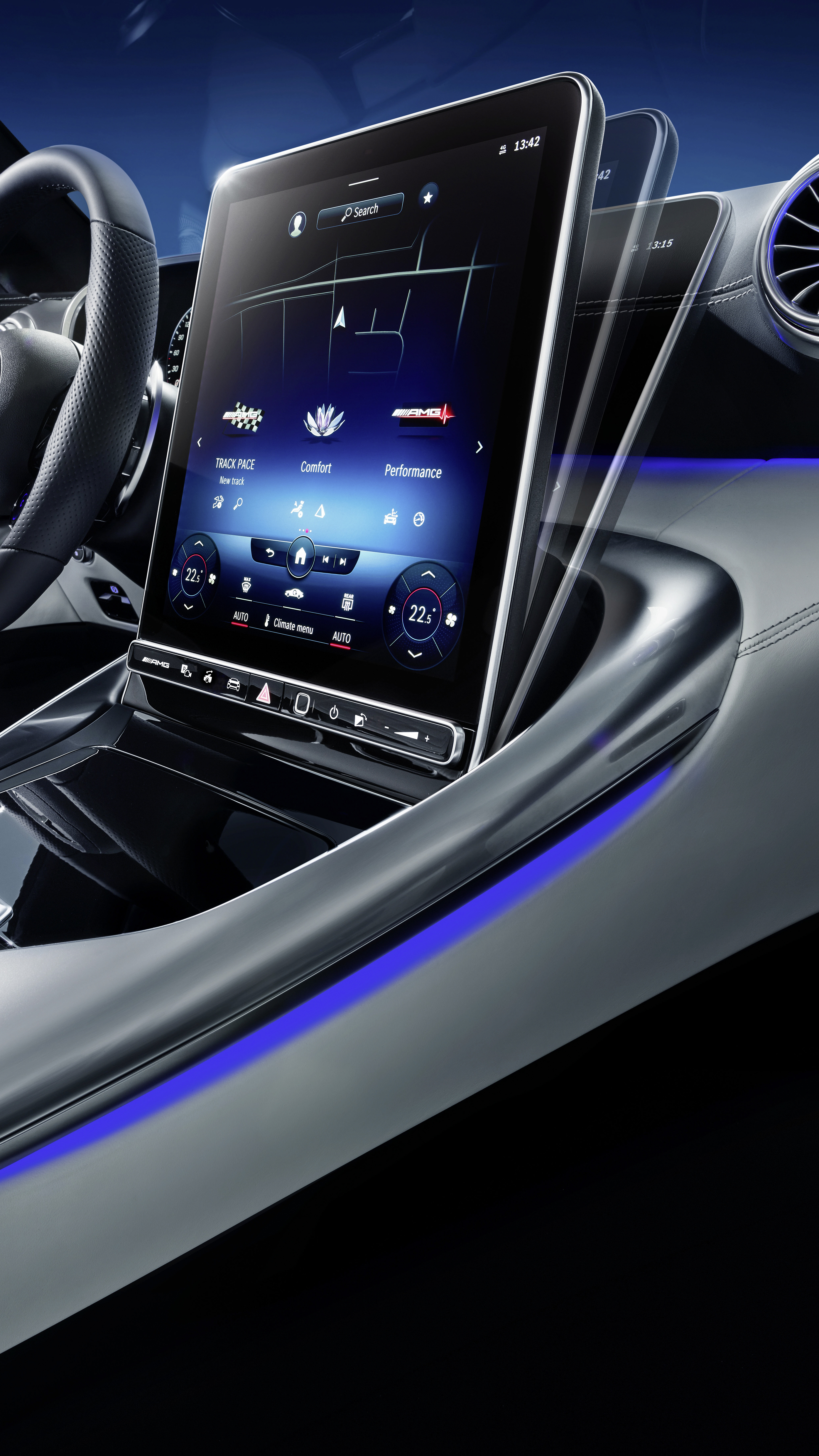 Design interior exclusivo do novo Mercedes-AMG SL