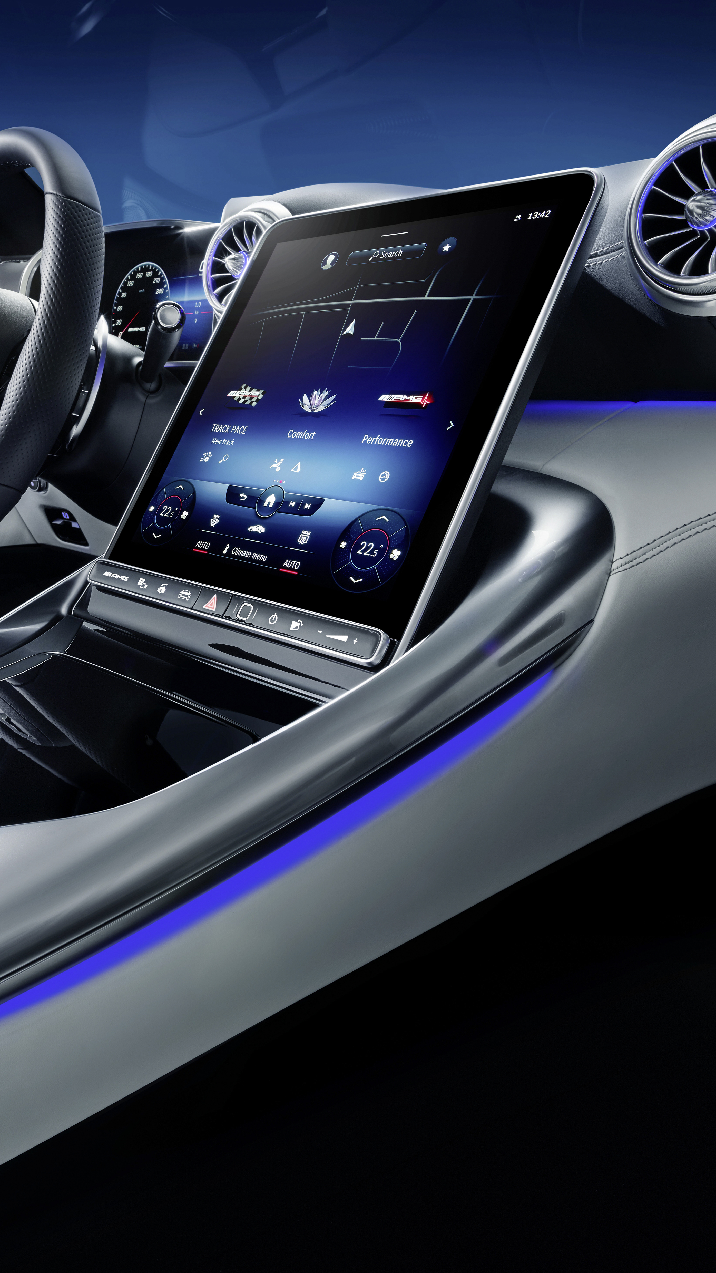 Design interior exclusivo do novo Mercedes-AMG SL