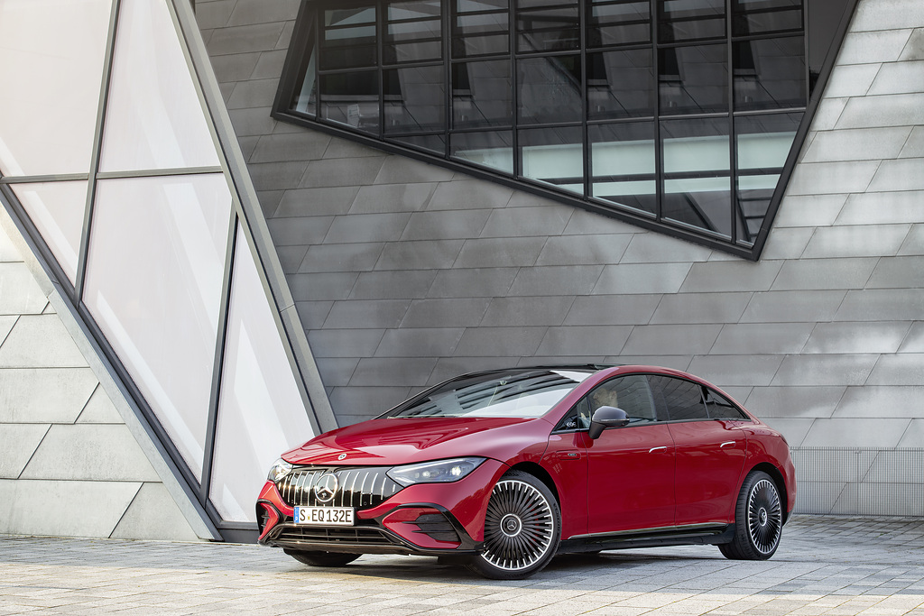 Preços indicativos de comercialização do novo EQE 350+ e Mer